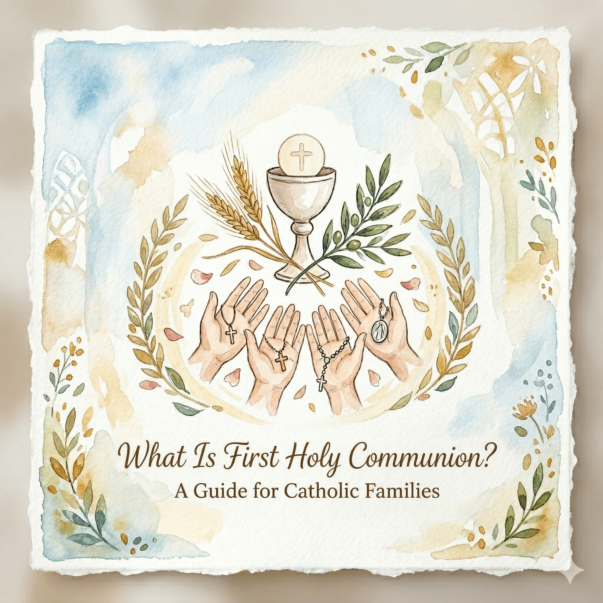 What Is First Holy Communion? A Guide for Catholic Families – Guadalupe ...