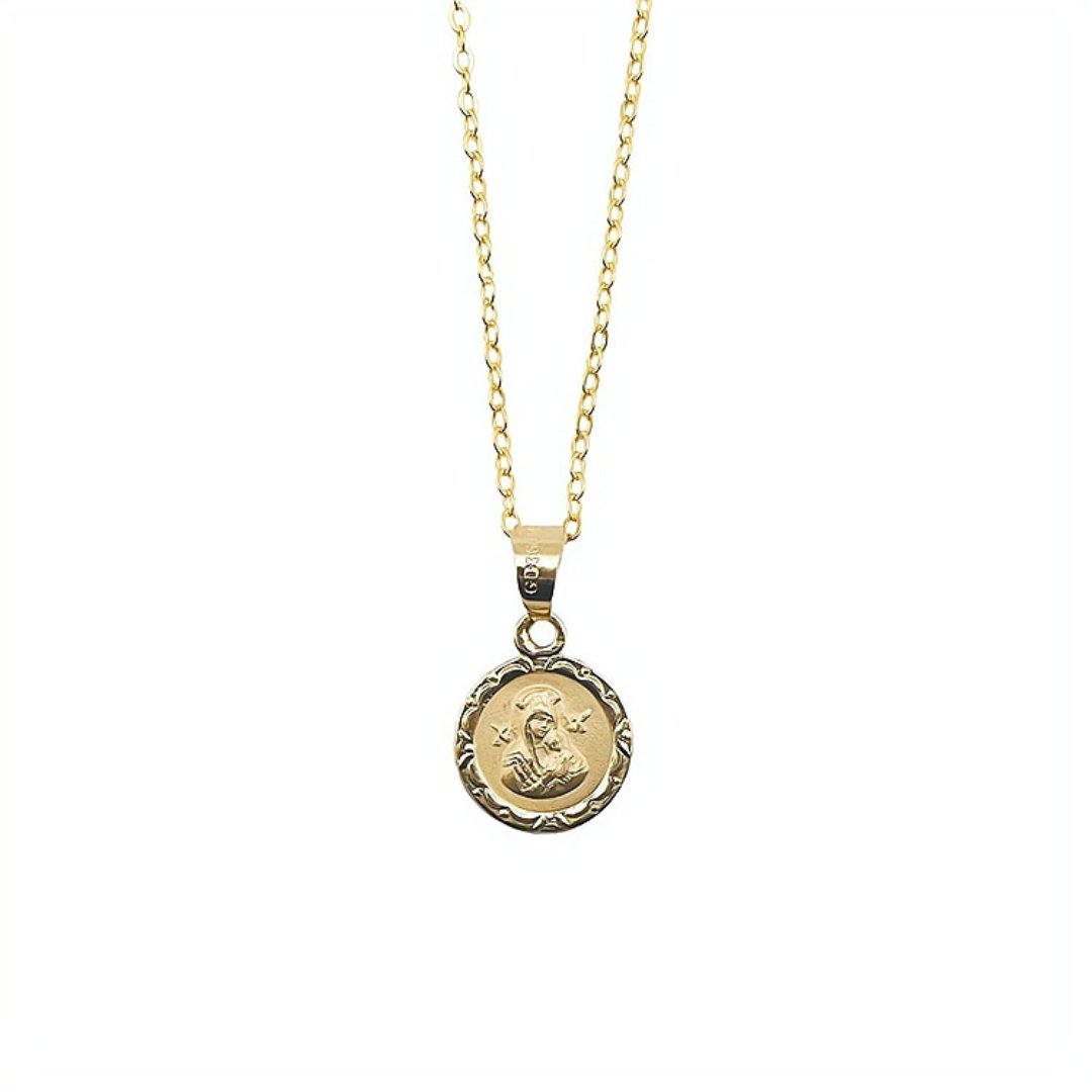 mother of perpetual help pendant | Mexican handmade gold filled ...