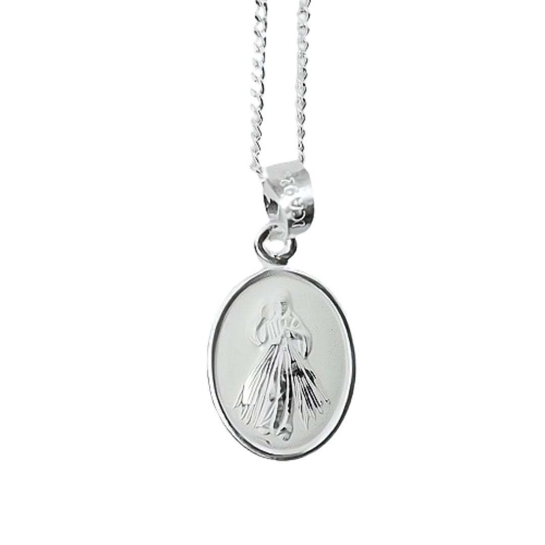 Divine Mercy Medal | Sterling Silver – Guadalupe Gifts